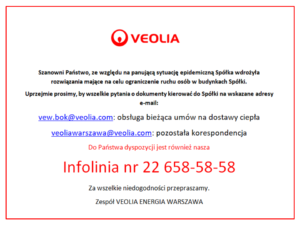 Kontakt - Veolia - Energia dla Warszawy